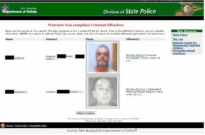 New Hampshire Arrest Records Search at Arrests.org NH